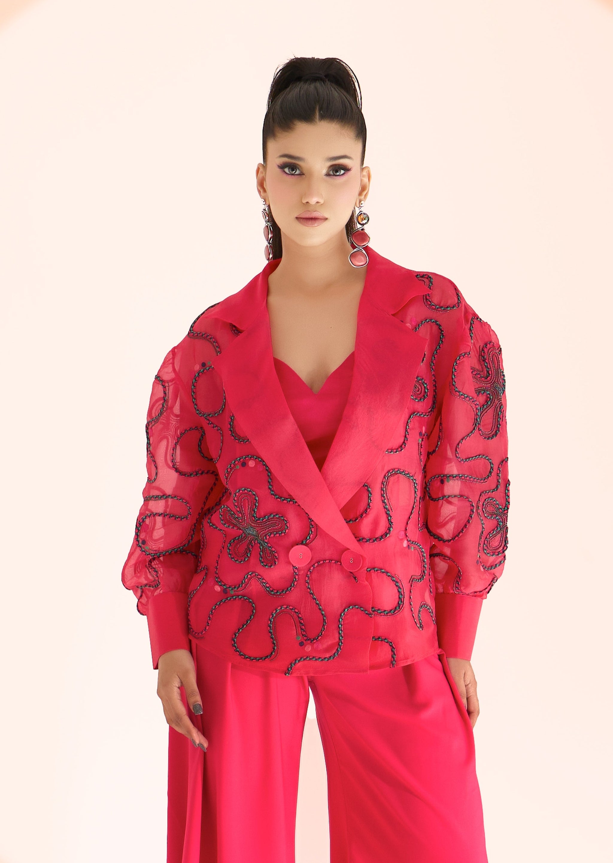 SHADOW WAVES OVERSIZED SHIRT